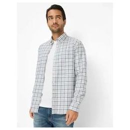 Businesshemd Brax "Style DANIEL", Herren, Gr. XXXL, Normalgrößen, grau (dunkelgrau), 100% Baumwolle, Hemden