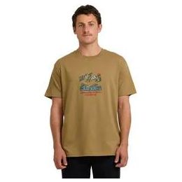 T-Shirt Billabong "Glimpse A/DIV", Herren, Gr. L, gravel, 100% Baumwolle, Shirts