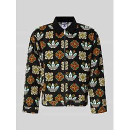 adidas originals Jacke aus Feincord mit Logo-Muster