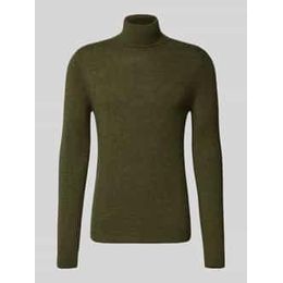 McNeal Regular Fit Rollkragenpullover mit elastischen Abschlüssen