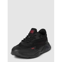 Hugo Sneaker mit Label-Print Modell 'Leon'