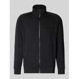 BOSS Green Regular Fit Trainingsjacke mit Strukturmuster Modell 'MIRROR'