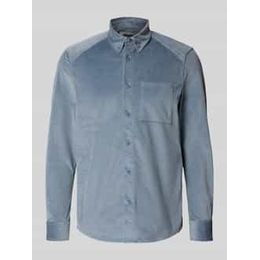 Drykorn Regular Fit Freizeithemd aus Cord mit Button-Down-Kragen