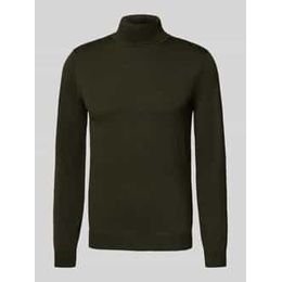 Blend Rollkragenpullover mit Label-Detail
