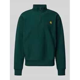 Carhartt Work In Progress Sweatshirt mit Stehkragen und Reißverschluss