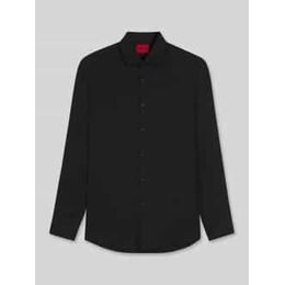 Hugo Slim Fit Freizeithemd mit Jacquard-Muster Modell 'KENNO'