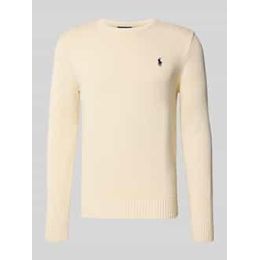 Polo Ralph Lauren Strickpullover mit gerippten Abschlüssen