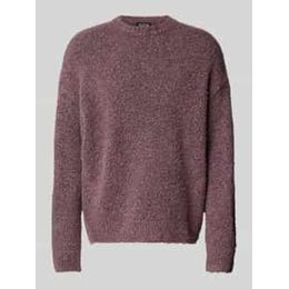 Oversized Strickpullover mit gerippten Abschlüssen