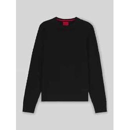 Hugo Regular Fit Strickpullover mit 3D-Strukturmuster Modell 'SYER'