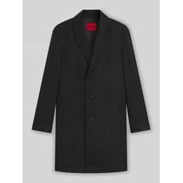 Hugo Regular Fit Wollmantel aus Twill Modell 'MALTE2541'