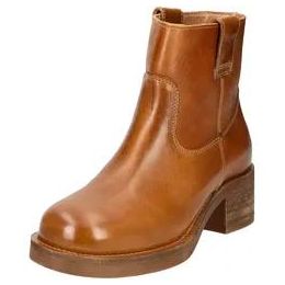 Stiefelette Pavement "Pavement Stiefelette Leder", Damen, Gr. 36, braun (tan), Leder, Casual, Schuhe