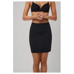Unterrock YSABEL MORA, Damen, Gr. XXL, schwarz, Mikrofaser, Obermaterial: 90% Polyamid, 10% Elasthan, figurbetont ca. Mitte Oberschenkel, Röcke, elastisch, gewellter Saum, Gummizug