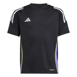 adidas Performance Funktionsshirt 'Tiro 24' Jungen Größe 152 neongrün / lavendel / schwarz / weiß