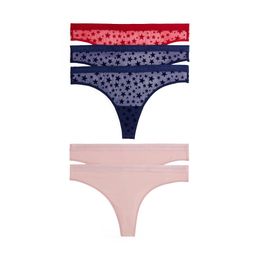 Tommy Hilfiger Underwear String Damen Gr&ouml;&szlig;e M marine / rosa / rot