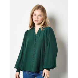 Apricot Ruffle Collar Blouse ' ' Damen Größe XS grün
