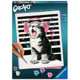 Ravensburger Malprodukte CreArt Adults Trend - Singende Katze CreArt Adults Trend Ab 12 Jahre in bunt | Gr.: onesize