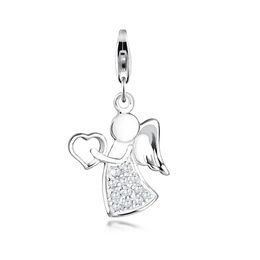 NENALINA Charm 925 Sterling Silber Engel in Silber | Gr.: onesize
