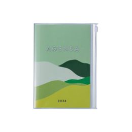 Marks Europe Kalender - MARK'S 2025/26 Taschenkalender, B6 Mountain, Green | Gr.: onesize