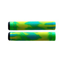 Apollo Lenkergriffe " Grips mit Bar Ends " in Gr&uuml;n/Gelb | Gr.: onesize