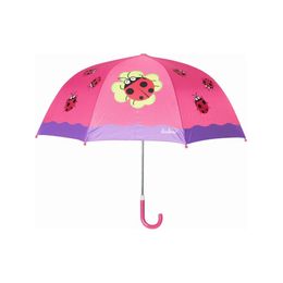 Playshoes Kinder Regenschirm "Regenschirm Gl&uuml;cksk&auml;fer" in Pink | Gr.: onesize