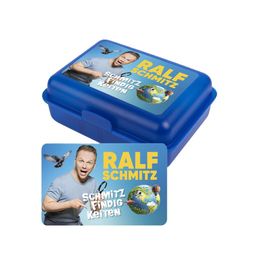 Ralf Schmitz Brotdose Schmitzfindigkeiten Butterbrotdose Lunchbox in blau | Gr.: onesize