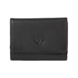 VLD VOi Leather Design Soft Toni Geldbörse Leder 9 cm in schwarz | Gr.: onesize