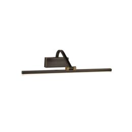 Licht-Erlebnisse Wandlampe EEK G (B)51 x (H)11 cm in Schwarz-Gold Antik | Gr.: onesize