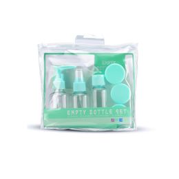 Intirilife Flaschen Set mit leeren Flaschen in BLAU TRANSPARENT | Gr.: onesize