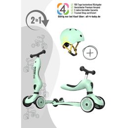 Scoot & Ride Scoot&Ride Highwaykick 1 Rutscherfahrzeug inkl. Helm - Farbe: Kiwi | Gr.: onesize