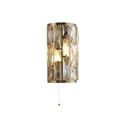 Licht-Erlebnisse Wandlampe (B)16.5 x (H)27 cm in Messing Antik Champagner | Gr.: onesize