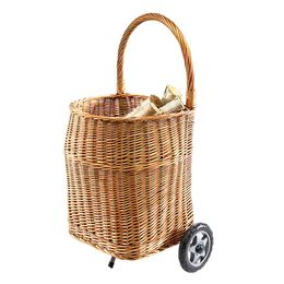 kobolo Kaminholzkorb ROLLLOGTOTE in Braun | Gr.: onesize