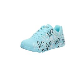 Skechers Schnürschuh in tuerkis | Gr.: 34
