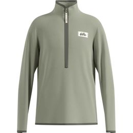 Odlo Longsleeve "Midlayer 1/2 Zip Classic Fleece" in Grau | Gr.: 164