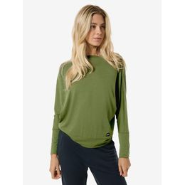 super.natural Merino Longsleeve W KULA TOP in grün | Gr.: XS