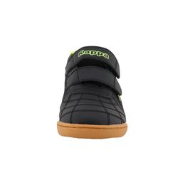 Kappa Turnschuhe in black/neon yellow | Gr.: 27