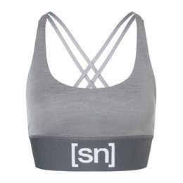 super.natural Merino Bra W SUPER TOP in grau | Gr.: XS