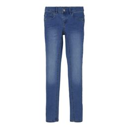 name it Skinny Fit Jeans für Mädchen Medium Blue Denim 140 | Gr.: 164