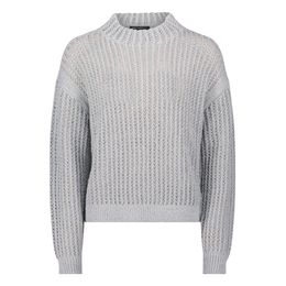 Betty Barclay Strickpullover mit hohem Kragen in grau | Gr.: 48