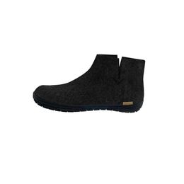 glerups Boots Naturkautschuksohle Schwarz in Charcoal | Gr.: 35