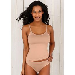 Vivance Active Spaghettitop in beige, schwarz, wei&szlig; | Gr.: 32/34