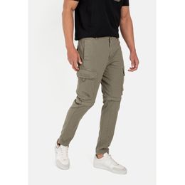 Camel Active Tapered Fit Zip-off Cargohose in Khaki | Gr.: W38/L30