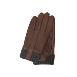 Kessler Otis Handschuhe Leder in dark brown | Gr.: 8,5