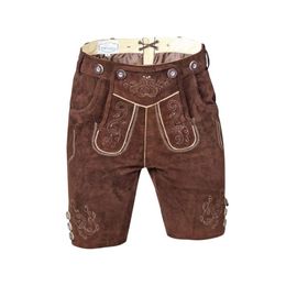 Edelnice Lederhose in dunkelbraun | Gr.: 50