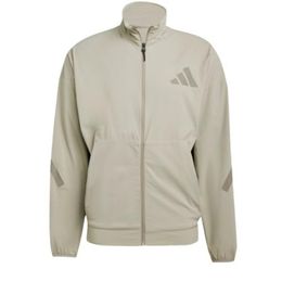 adidas Sportswear Athletic Jacket 'Z.N.E. Woven Track' male Beige size XS