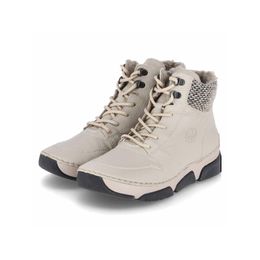 Rieker Schnürstiefel in beige | Gr.: 40