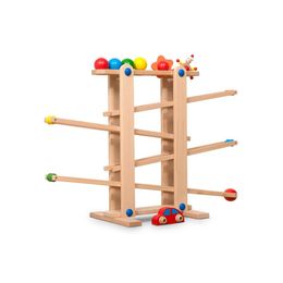 Coemo Kugelbahn Holz 7 mobile Teile in Natur | Gr.: onesize