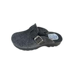 Fly Flot Hausschuh Pantoffel in grau | Gr.: 45