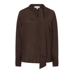 More & More More & More elegante Schluppenbluse in espresso brown | Gr.: 38