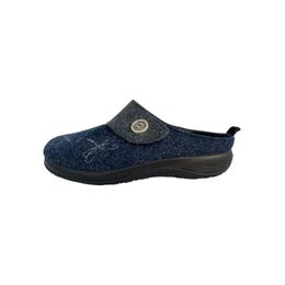Fly Flot Hausschuh Pantoffel in blau | Gr.: 41