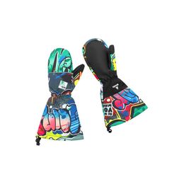 WeeDo Fausthandschuhe COSMO SPRAYPRINT in grafitti print | Gr.: 104/116